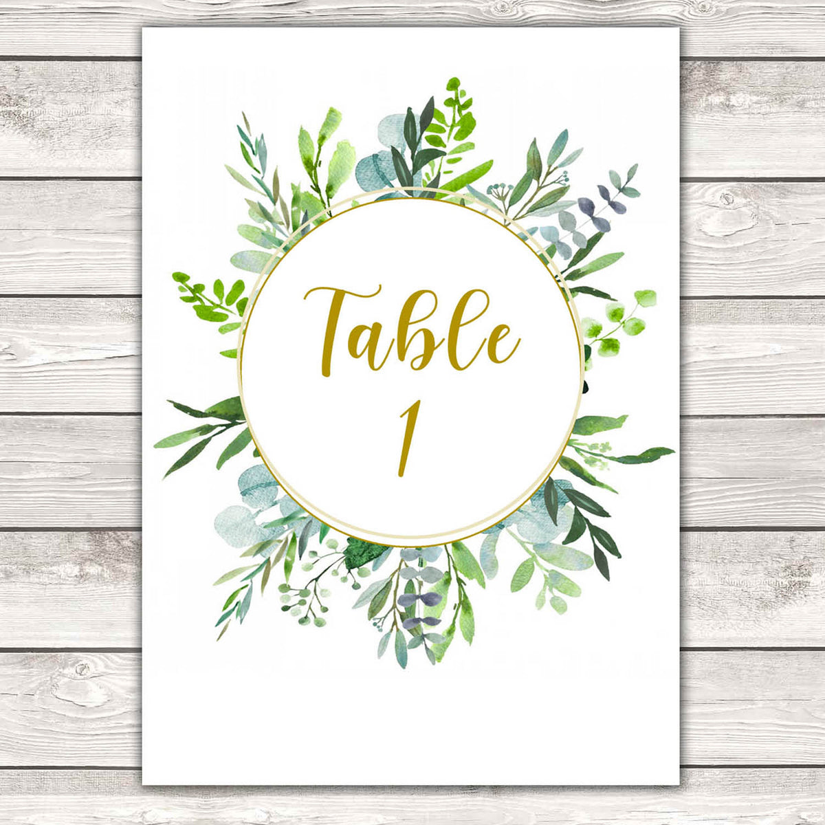 Table Names & Numbers – Silk Stationery